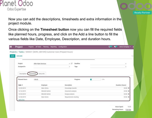Odoo 13 project management | PPTX | Business | Business and Finance