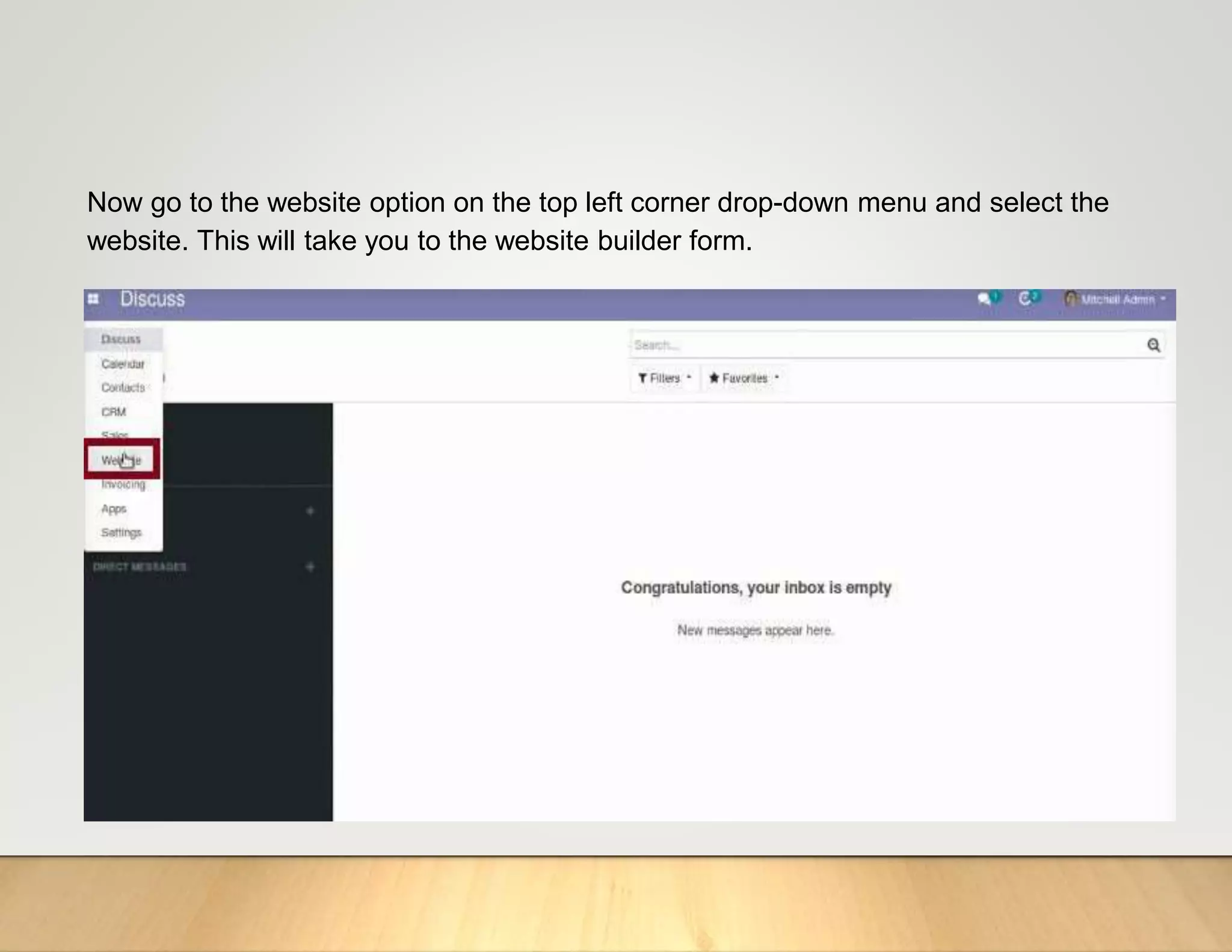 Odoo 13 website form builder | PPTX | Web Development | Internet