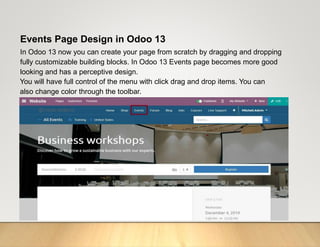 Odoo 13 website form builder | PPTX | Web Development | Internet