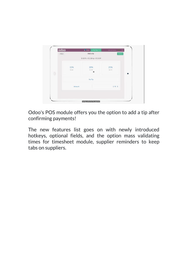 Odoo 14 Features | PDF
