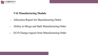 Odoo 16 Advanced Features | PPTX