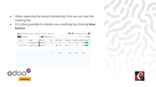 Email Marketing in Odoo 17 - Odoo 17 Slides | PPTX