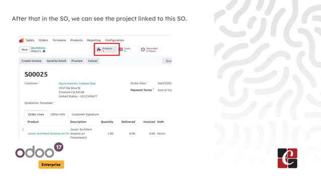Odoo 17 Project Module : New Features - Odoo 17 Slides | PPTX