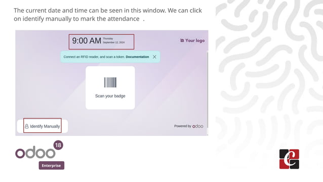 Odoo 18 Attendance Kiosk - Odoo 18 Slides | PPTX