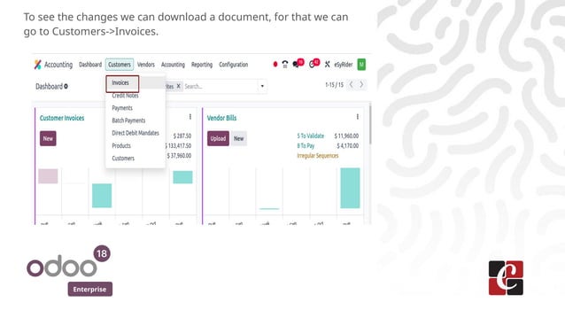 Odoo 18 New Report Layouts & Fonts - Odoo Slides | PPTX | Desktop Publishing | Computer Software ...