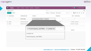 Apagen - Odoo advance search | PPTX
