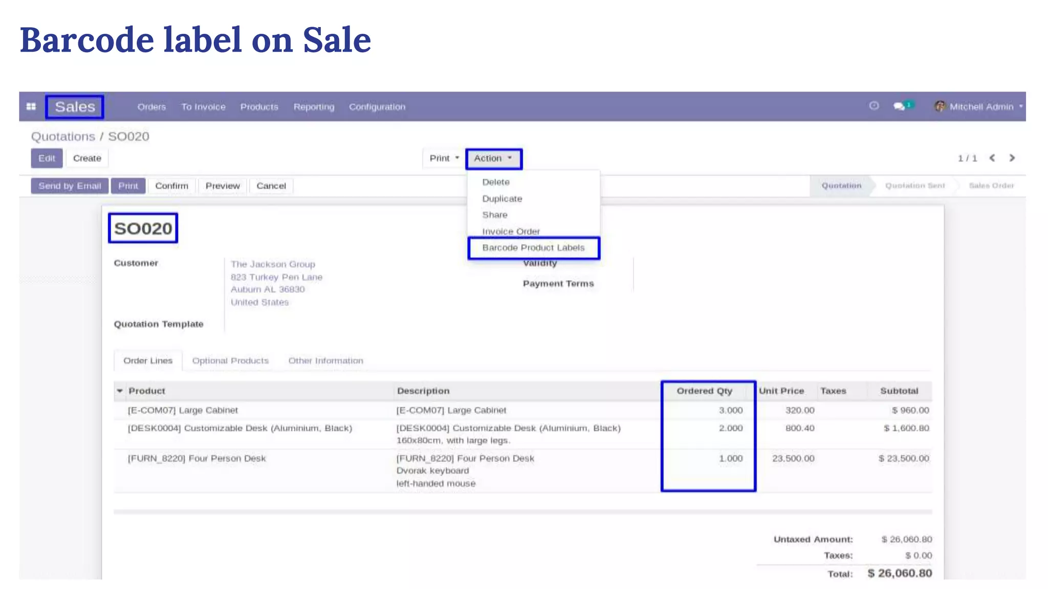 Odoo barcode labels apps for (product ,template,sale, purchase,picking ...