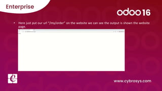 Odoo Building a website _ For the browser | PPTX | Web Development ...