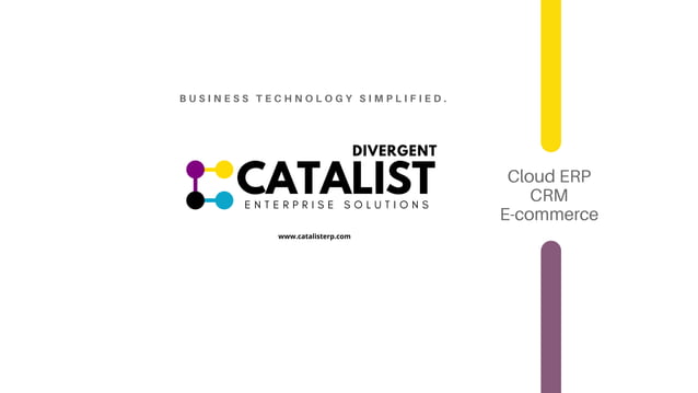 Odoo Catalist Manufacturing ERP Software | PDF