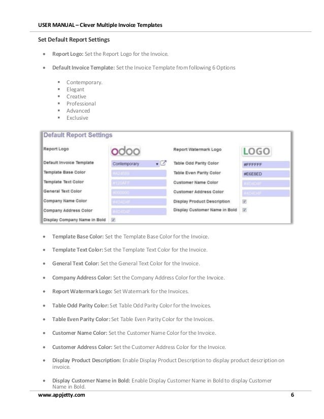 Creating Multiple Invoice Templates In Odoo V8 Mpa Create An Invoice ...