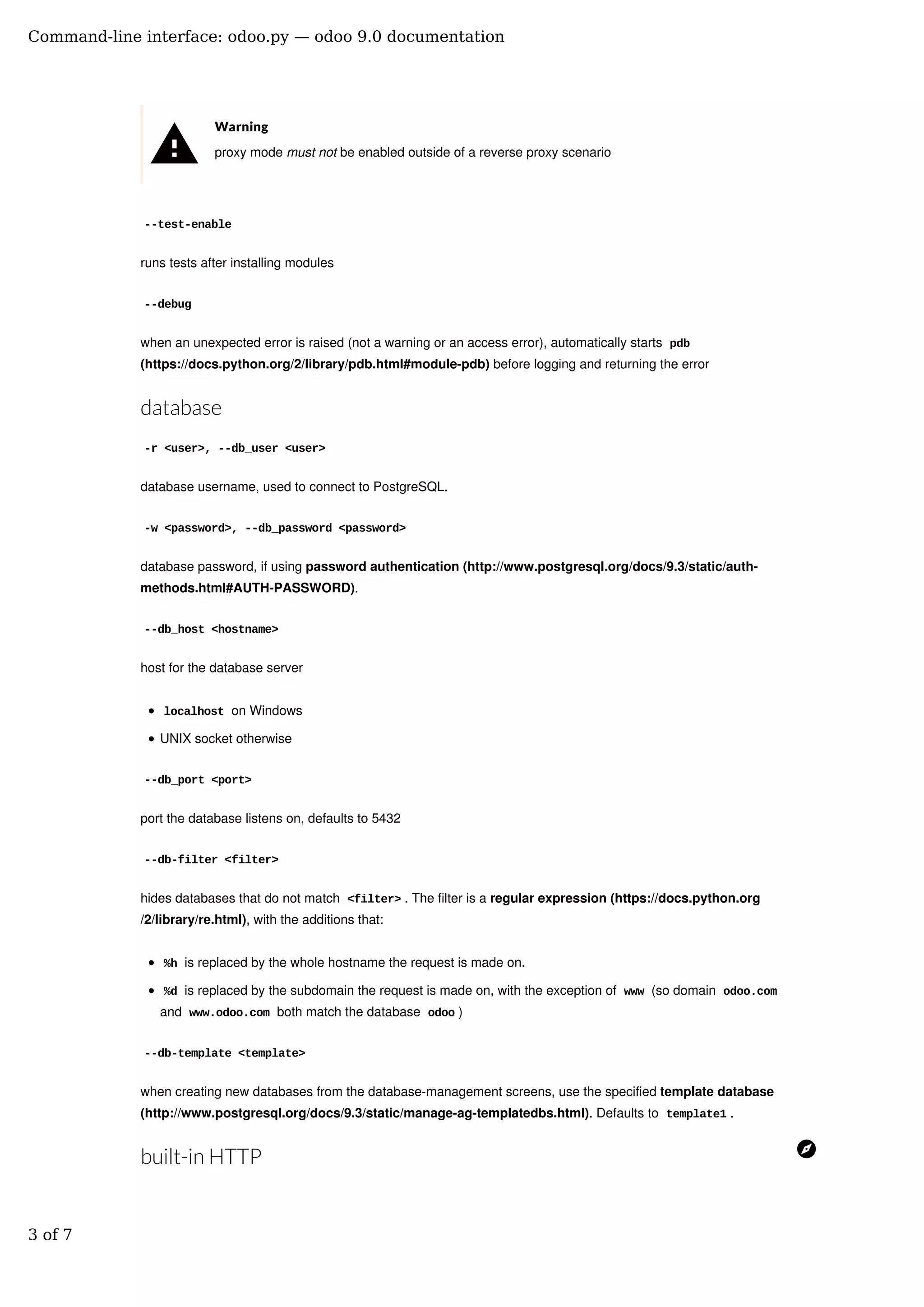 Odoo Command Line Interface Pdf