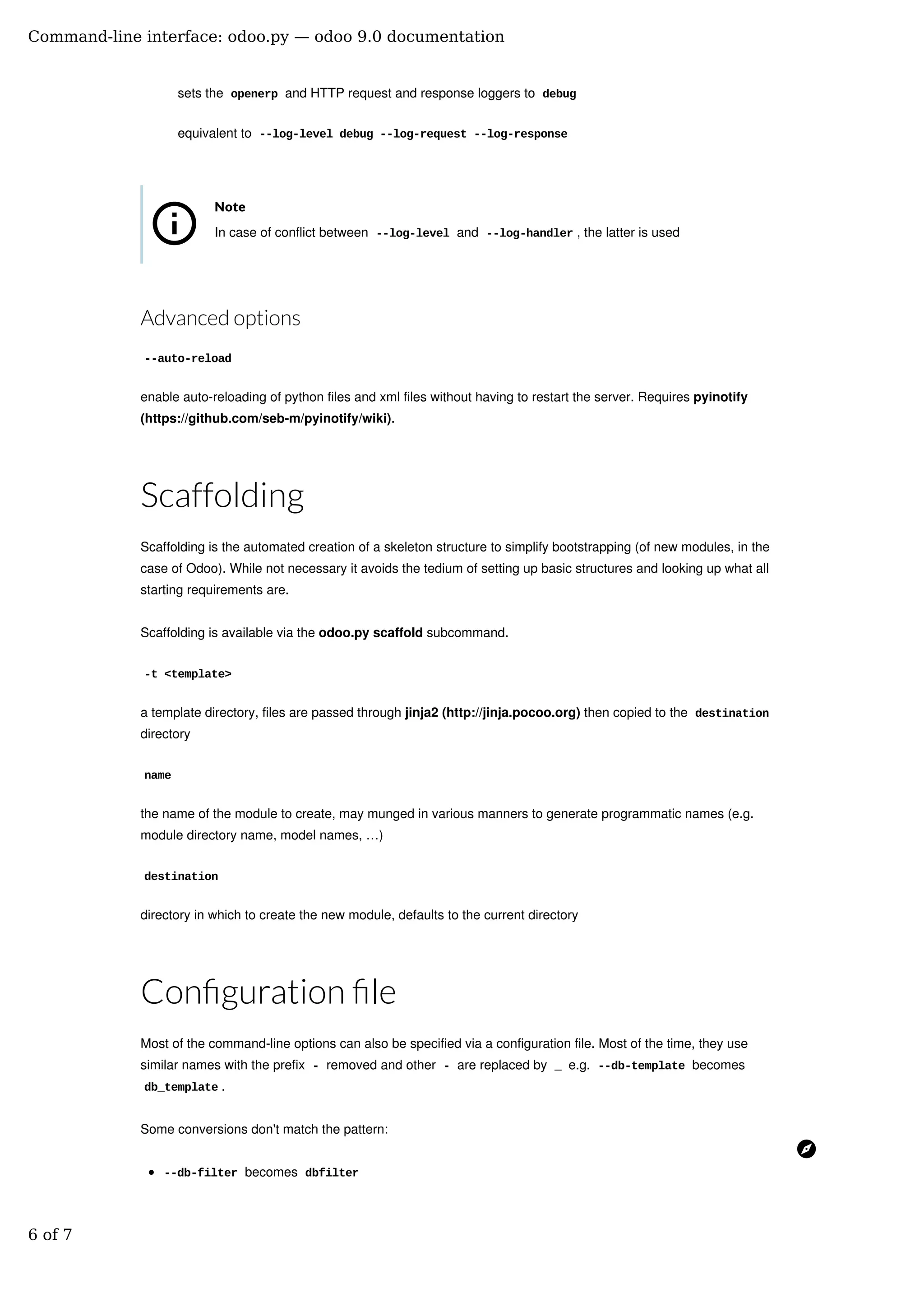 Odoo Command Line Interface Pdf