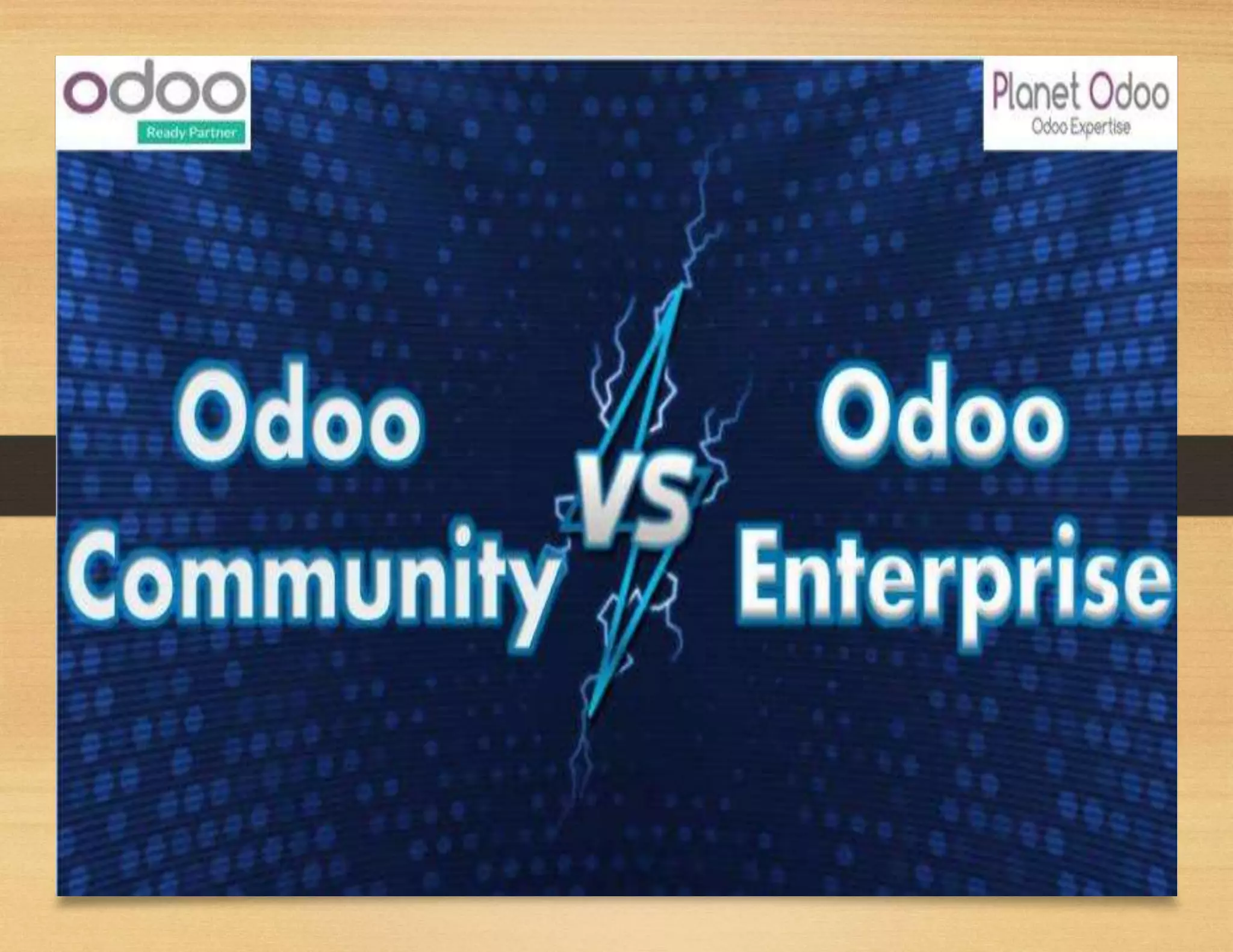 Odoo community vs enterprise | PPTX