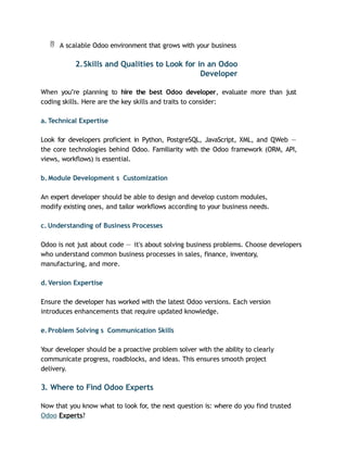 Odoo Developer — How to Hire the Best One.pptx