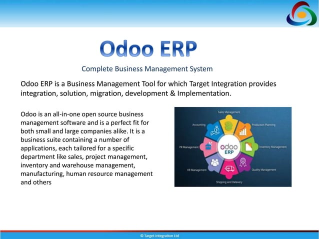 Odoo ERP - Target Integration (CRM & ERP Solution) | PPTX