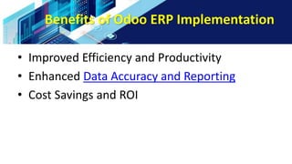 Odoo ERP Implementation Services Future-Ready for Business | PPTX