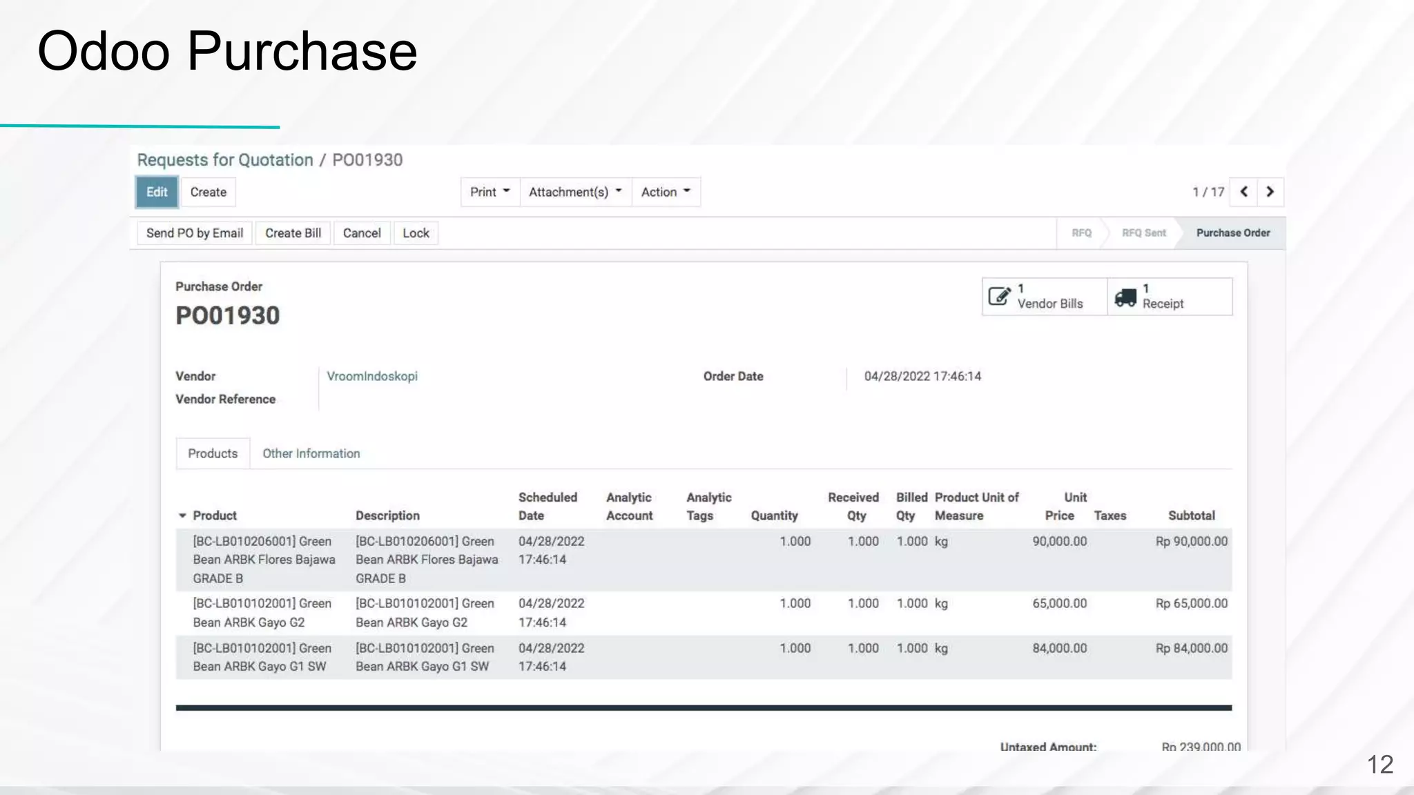 Odoo Erp Basic Module Pptx