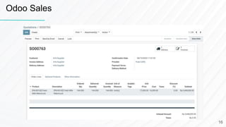Odoo ERP Basic Module.pptx | Operating Systems | Computer Software and Applications