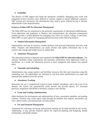 Odoo ERP for Education Management to Streamline Your Education Process ...