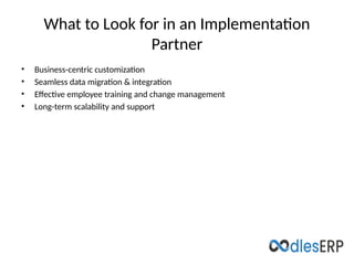 Mastering Odoo ERP Implementation: Key Strategies for Business Success ...