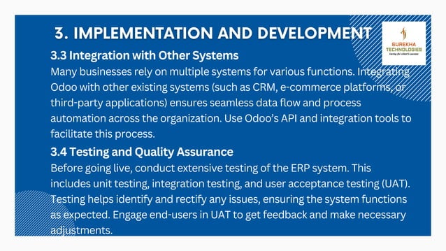 omprehensive Odoo ERP Implementation Methodology | Step-by-Step Guide | PDF
