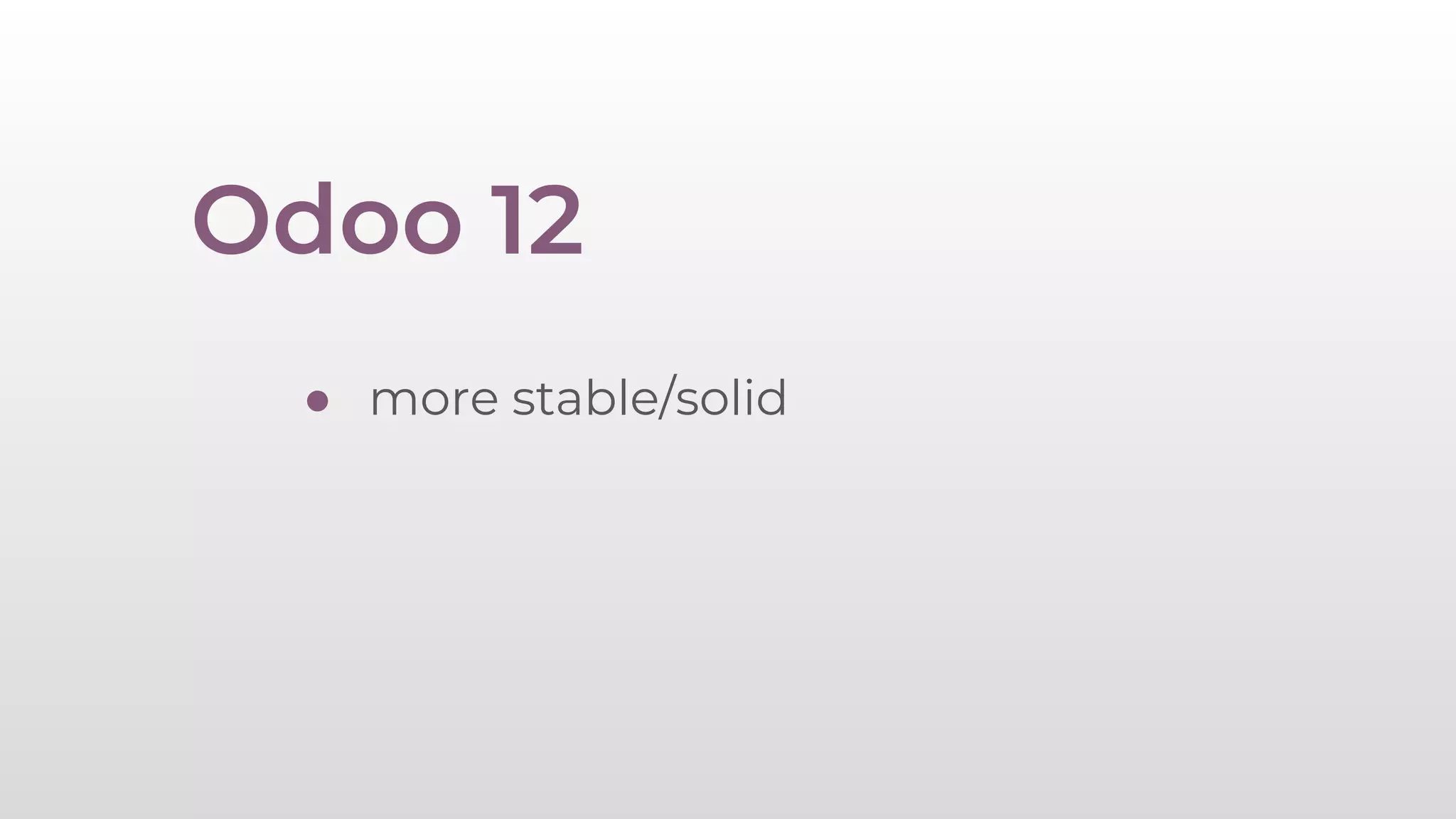 Odoo Experience 2018 - The Odoo JS Framework | PPT