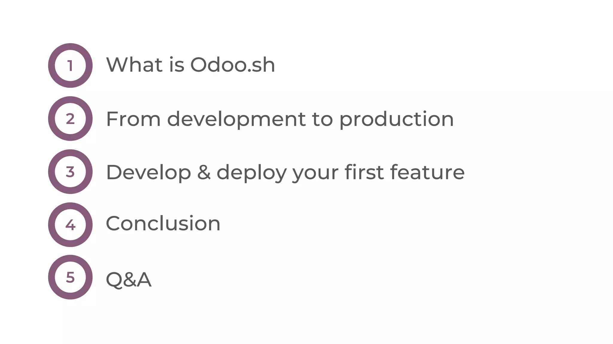 Odoo Experience 2018 - Odoo.sh for Developers | PDF