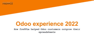 Odoo experience 2022 | PPT
