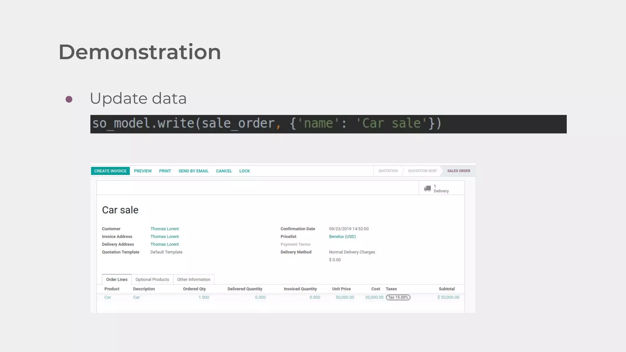 Odoo External API | PDF