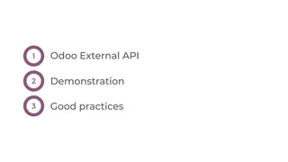 Odoo External API | PDF