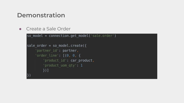 Odoo External API | PDF