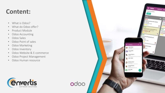 Odoo features by envertis | PPTX