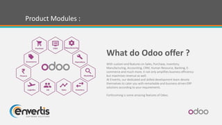 Odoo features by envertis | PPTX
