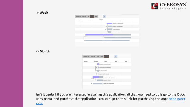 Odoo gantt view | PDF