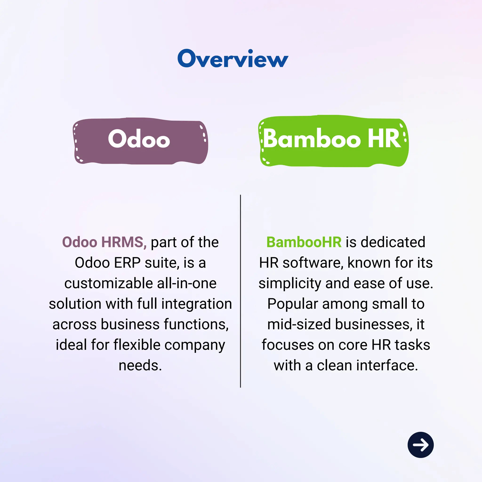 Odoo HRMS vs BambooHR: 2024 Mega Comparison | PDF | Operating Systems ...