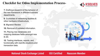 Odoo Implementation Process: Know Everything from Challenges to Checklist | PPTX | Web ...