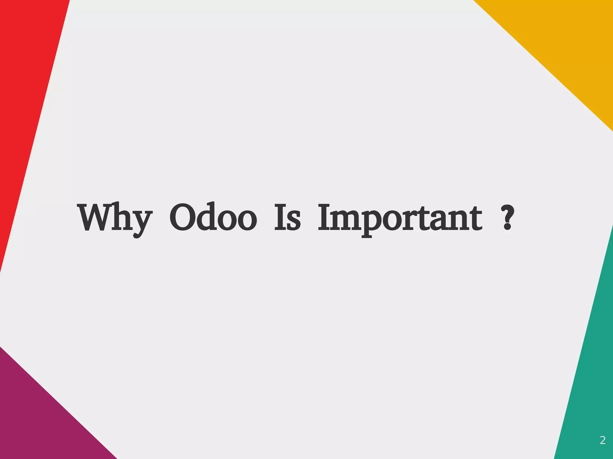 Why Odoo Is Important -Technaureus | PDF