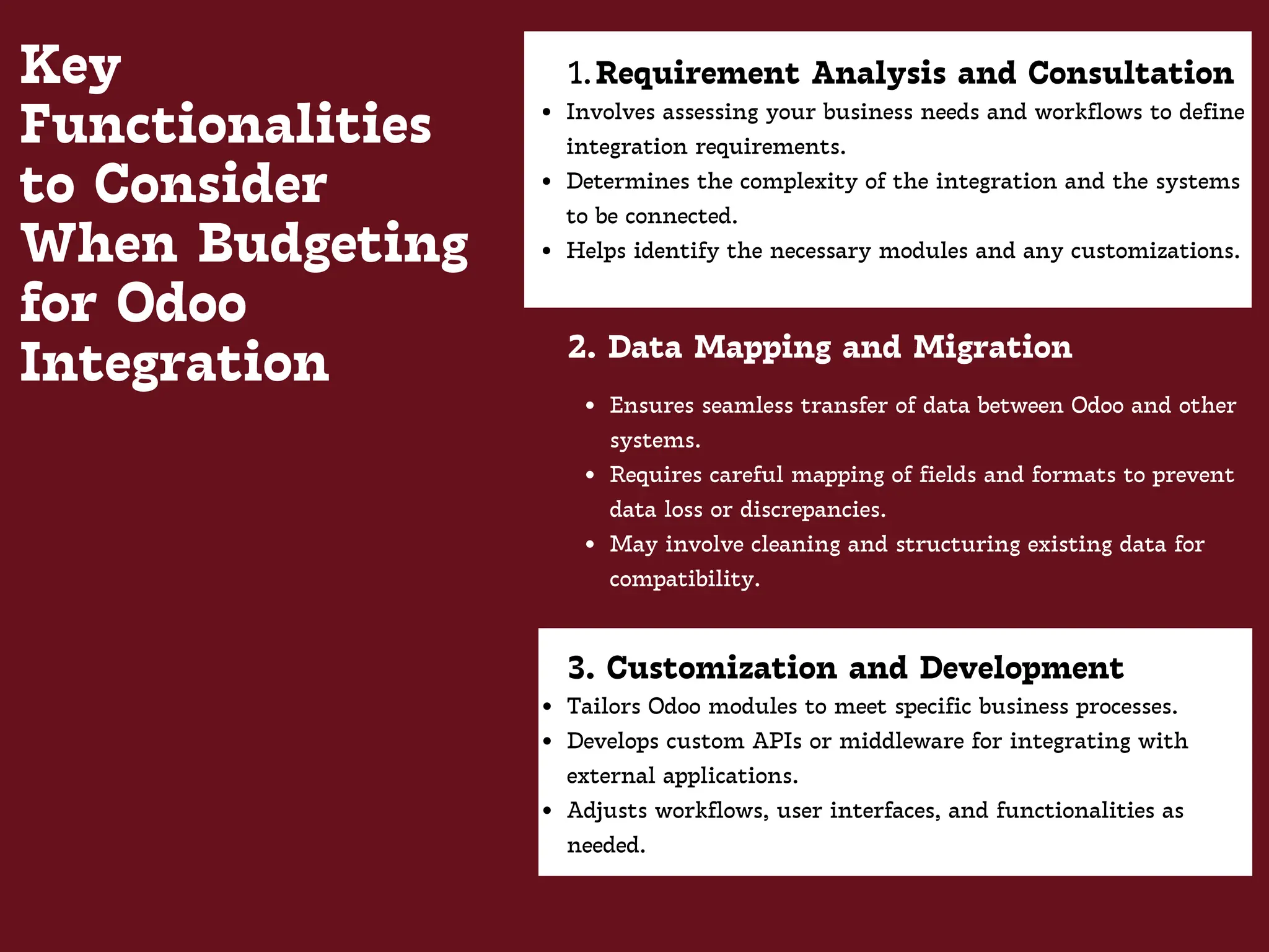 OdooERP Integration Pricing: Key Details | PDF
