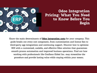 OdooERP Integration Pricing: Key Details | PDF