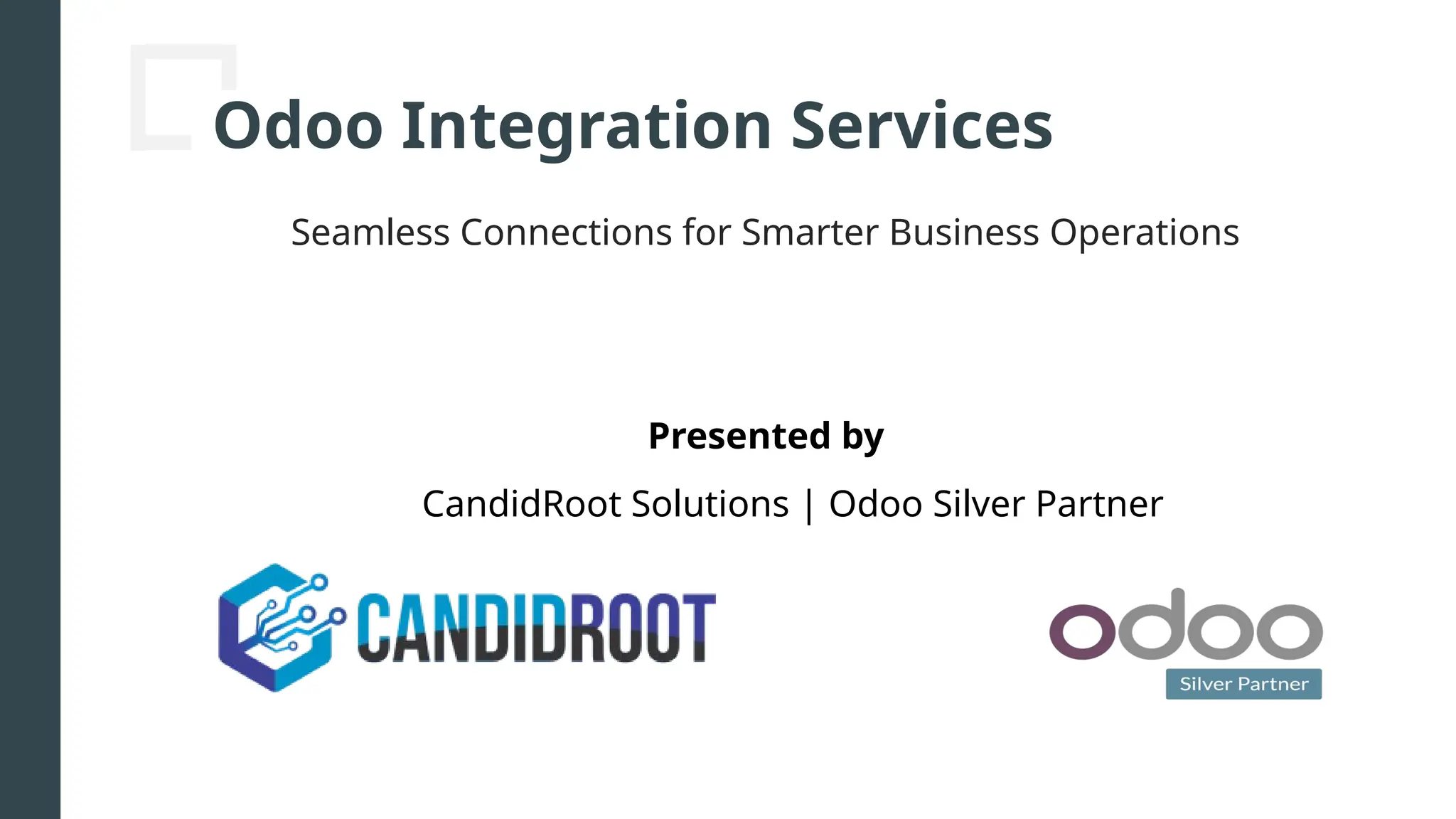 Odoo Integration Services by Candidroot Solutions | PPTX