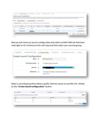 Simple Odoo ERP auto scaling on AWS | PDF