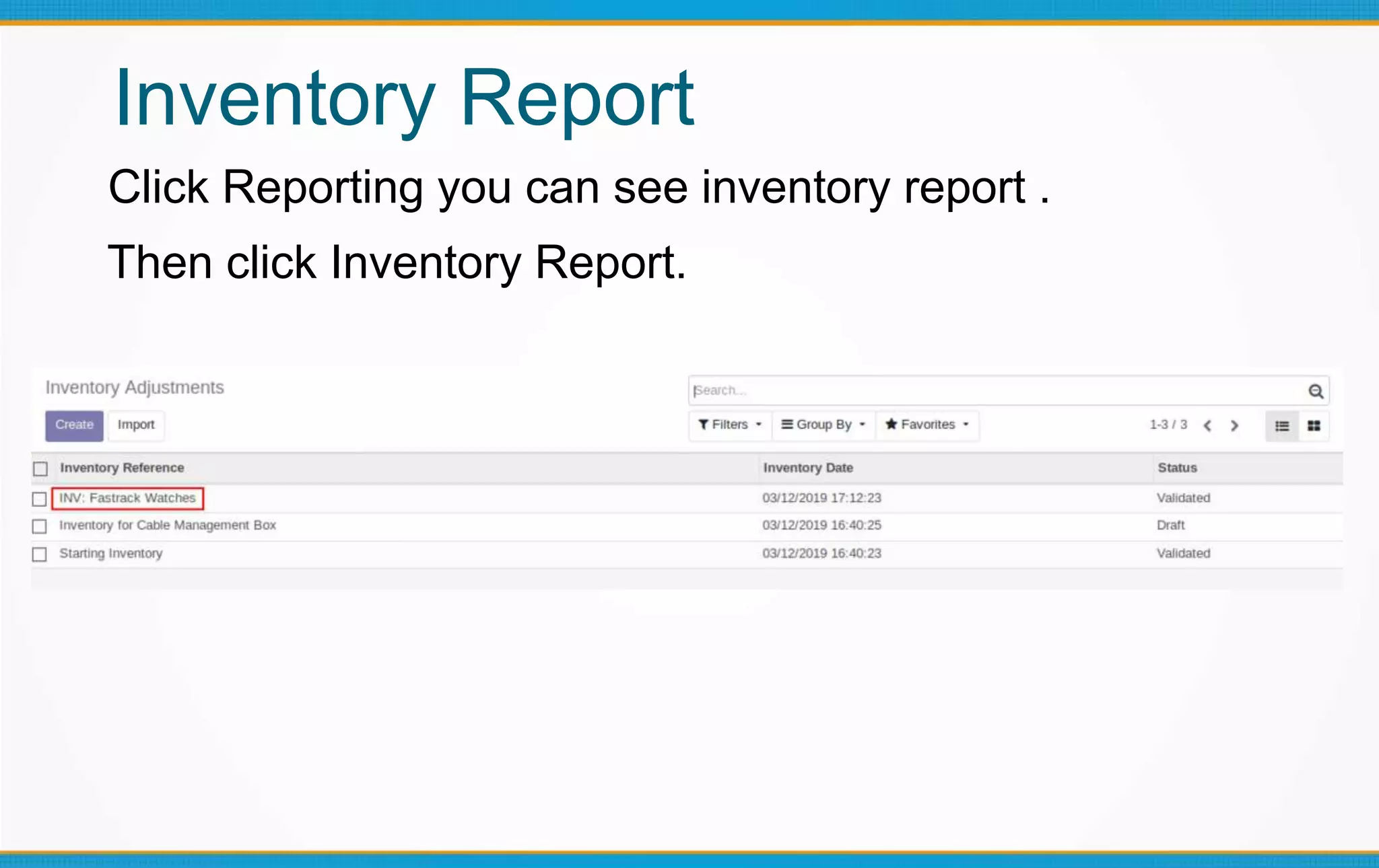 Odoo Inventory Management | PPT