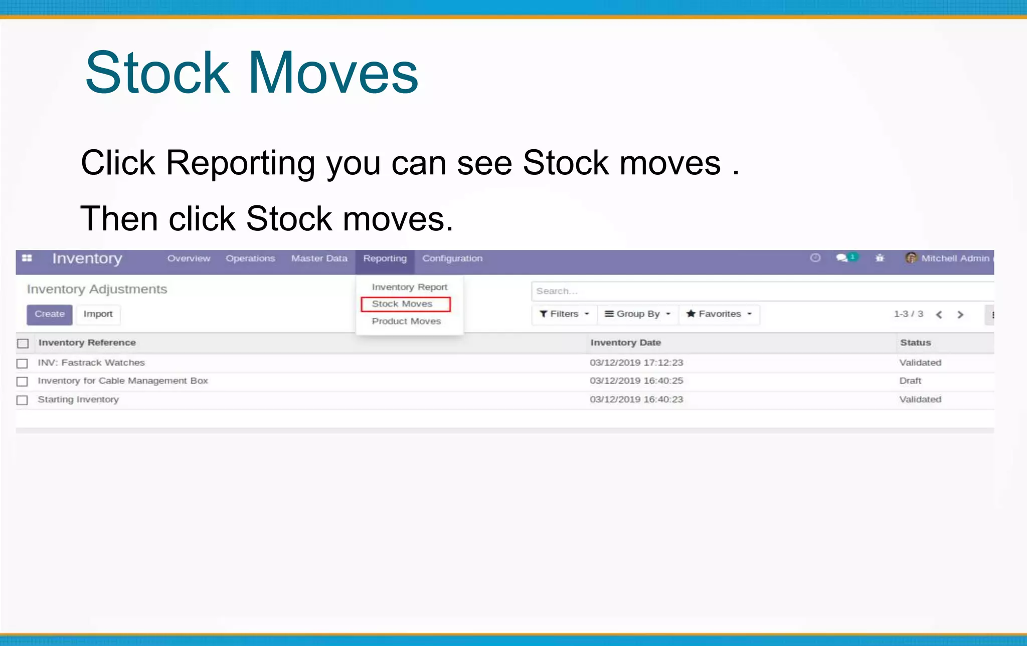Odoo Inventory Management | PPT