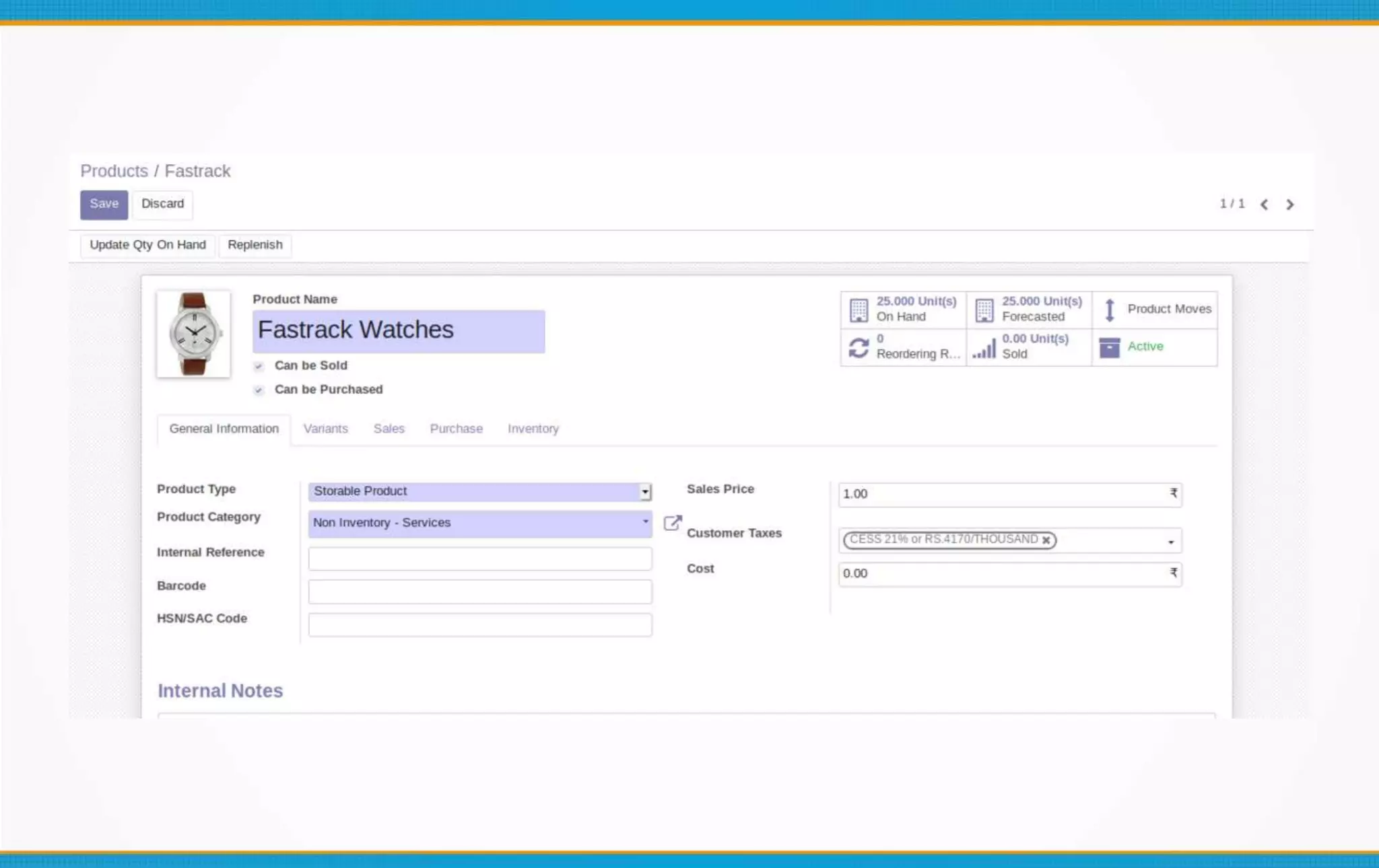 Odoo Inventory Management | PPT