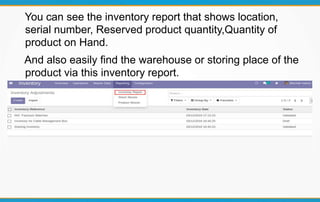 Odoo Inventory Management | PPT