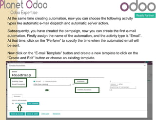 Odoo marketing automation | PPTX