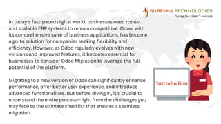 Odoo Migration Process: Know Everything from Challenges to Checklist | PDF