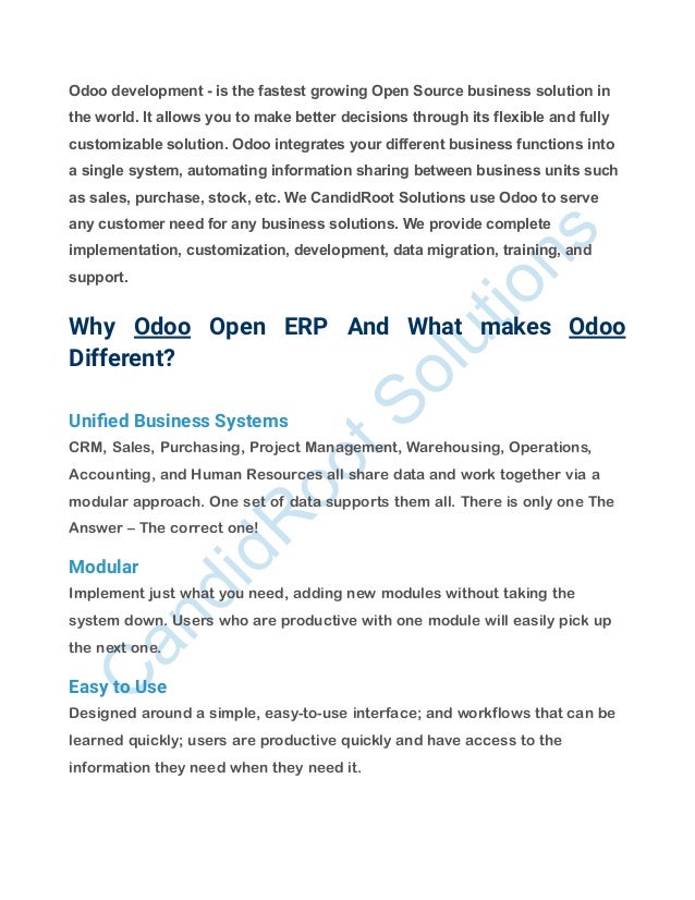 Odoo Open Source ERP System Development. Developed and Customized by CandidRoot Solution.pdf