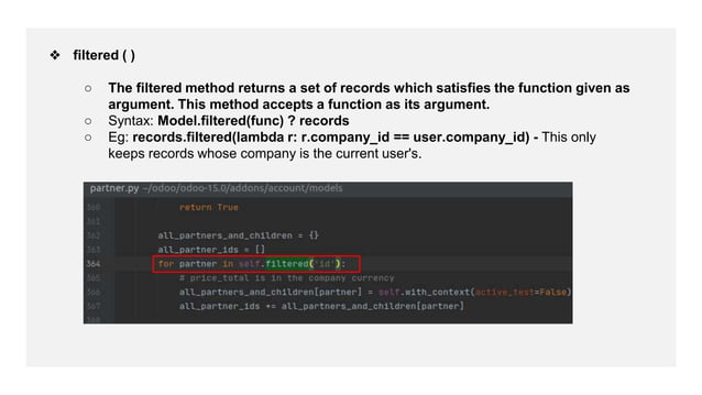 Odoo ORM Methods | Object Relational Mapping in Odoo15 Odoo ORM Methods | Object Relational Mapping in Odoo15