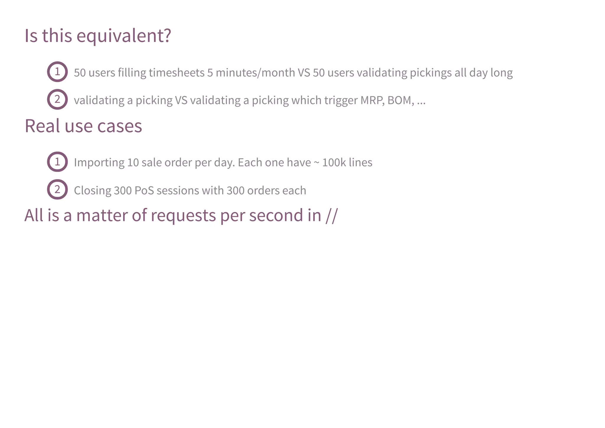 Odoo Performance Limits | PPT